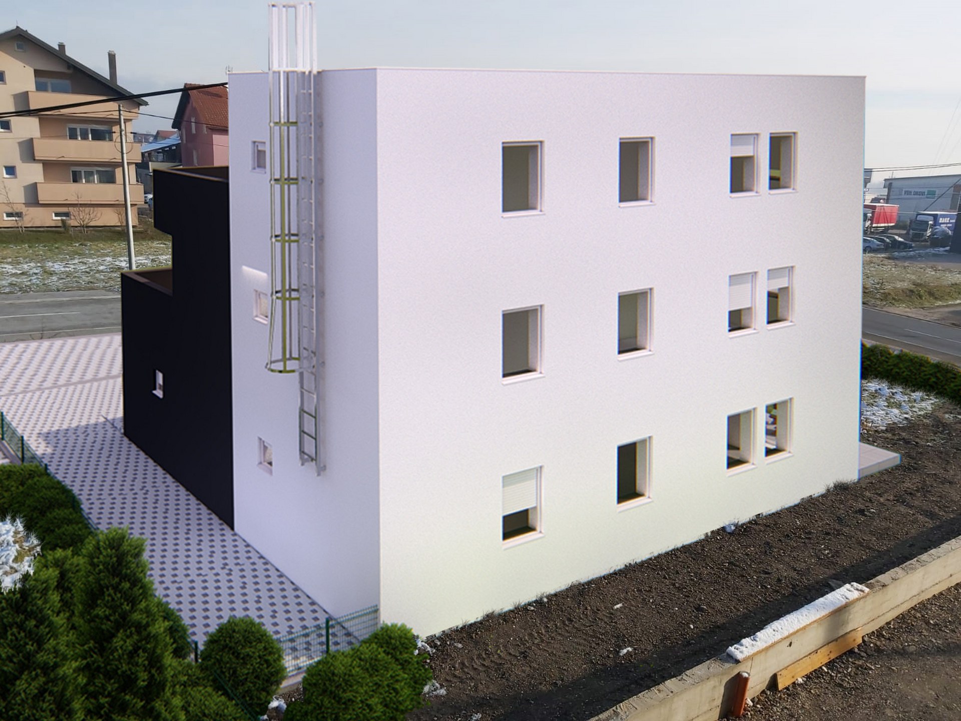 Stambena zgrada s 3 stambene jedinice u ulici Dobriše Cesarića 15G